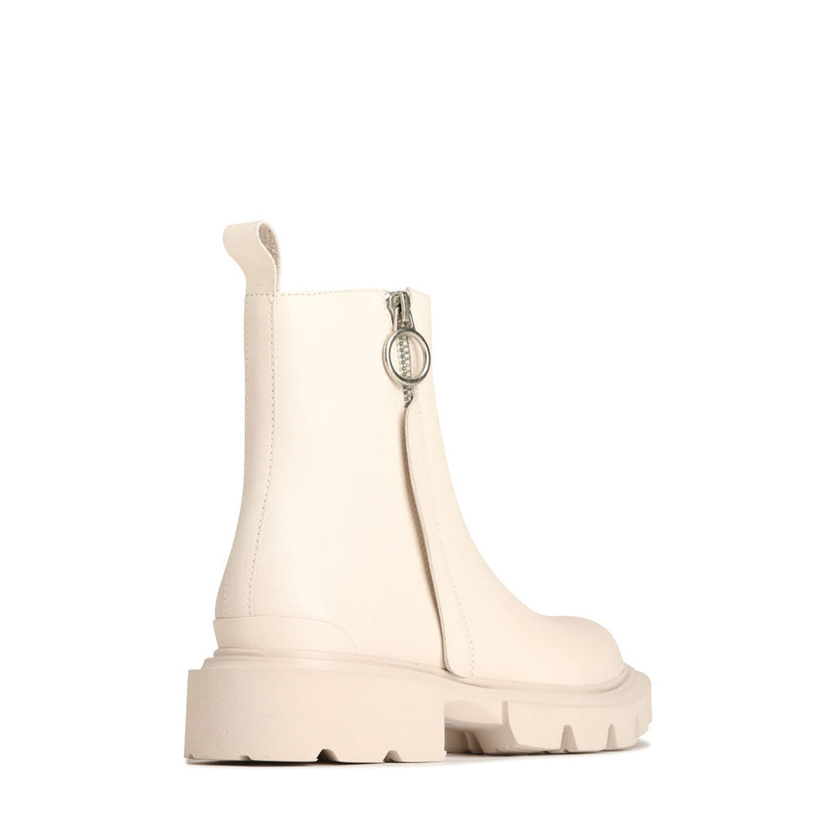 EOS Adela | Women Ankle Boots | Chunky Boots Double Metal Zip