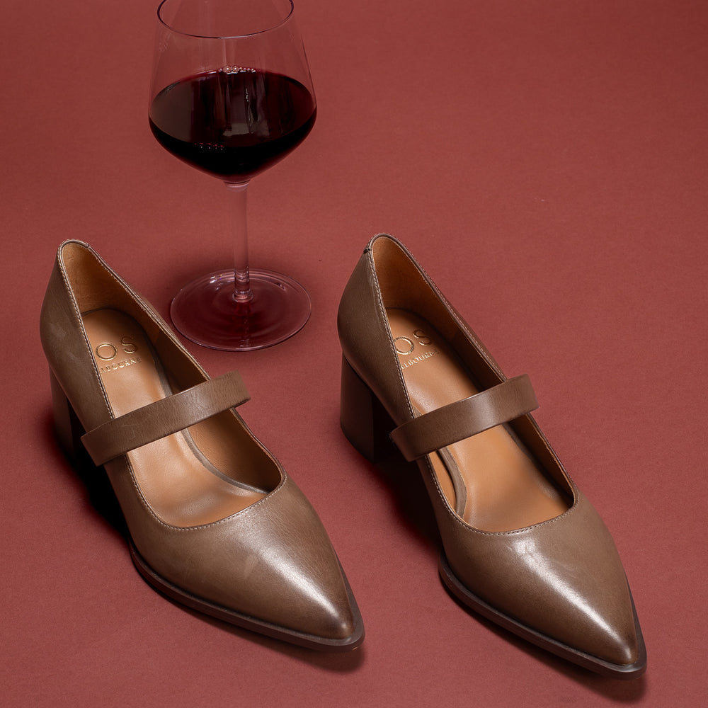 EOS Aura | Women Slingnack Shoes | Leather Heels