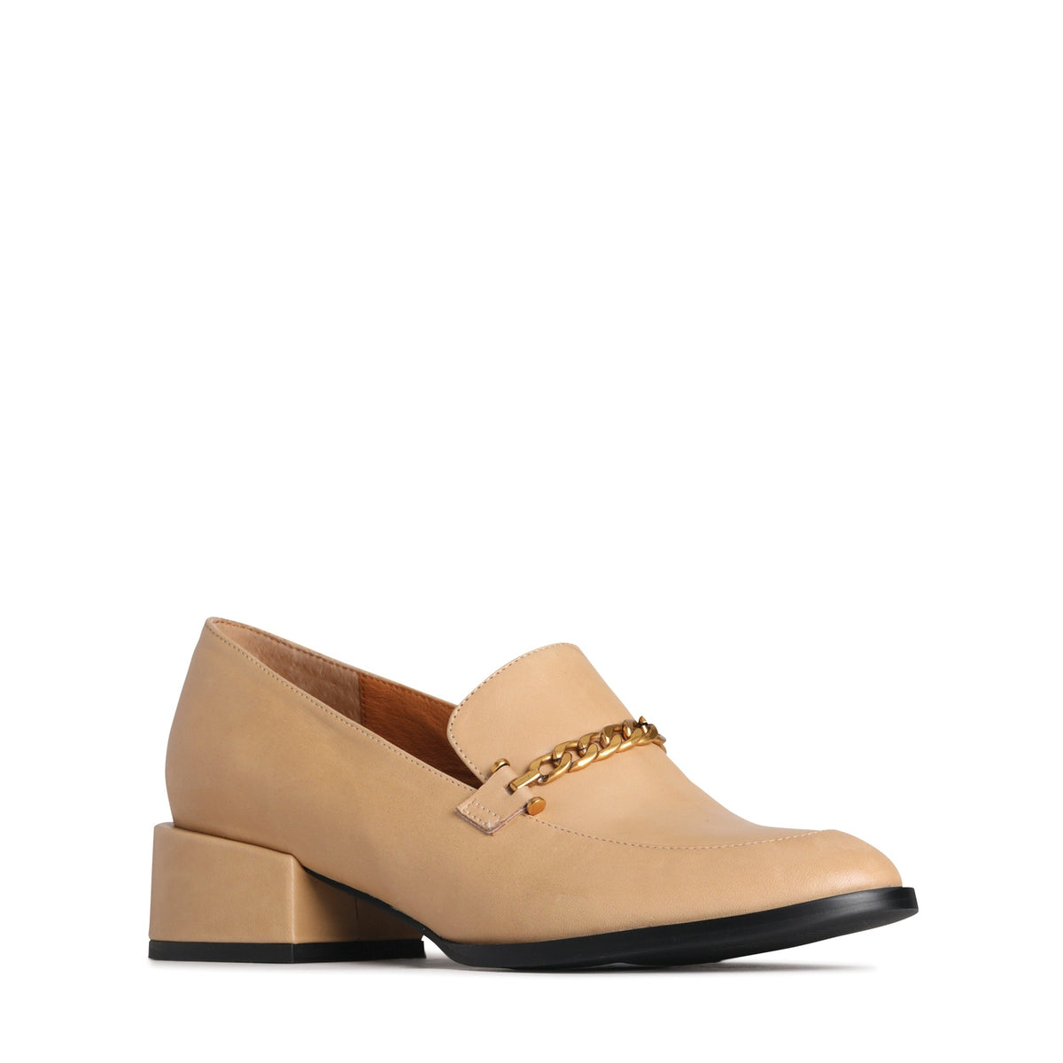 EOS Castella | Women Loafers | Classic Design Metal Chain