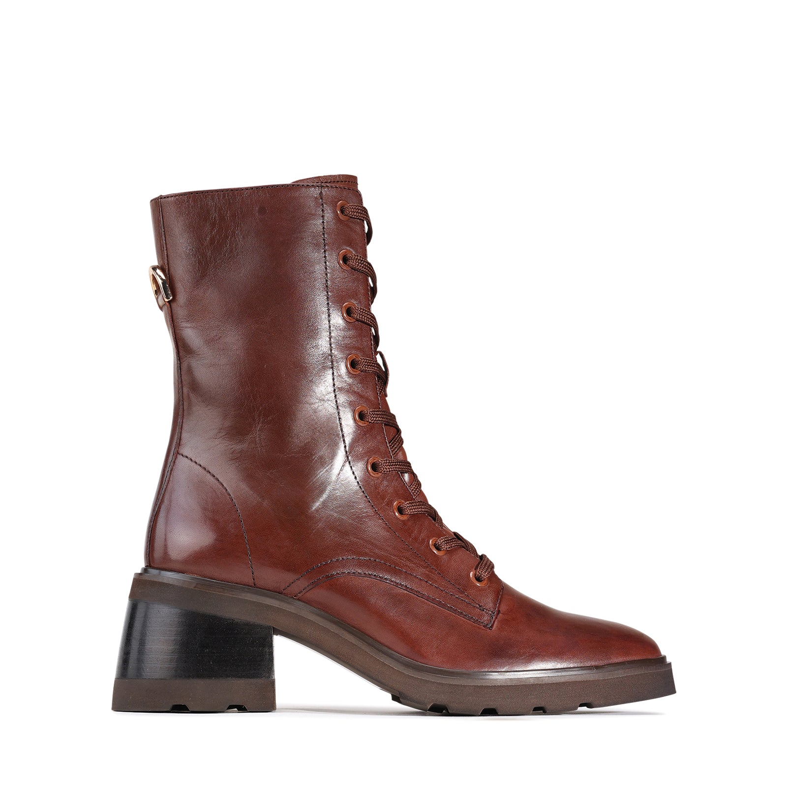 EOS Finton | Women Lace-Up Boots | Leather Ankle Boots