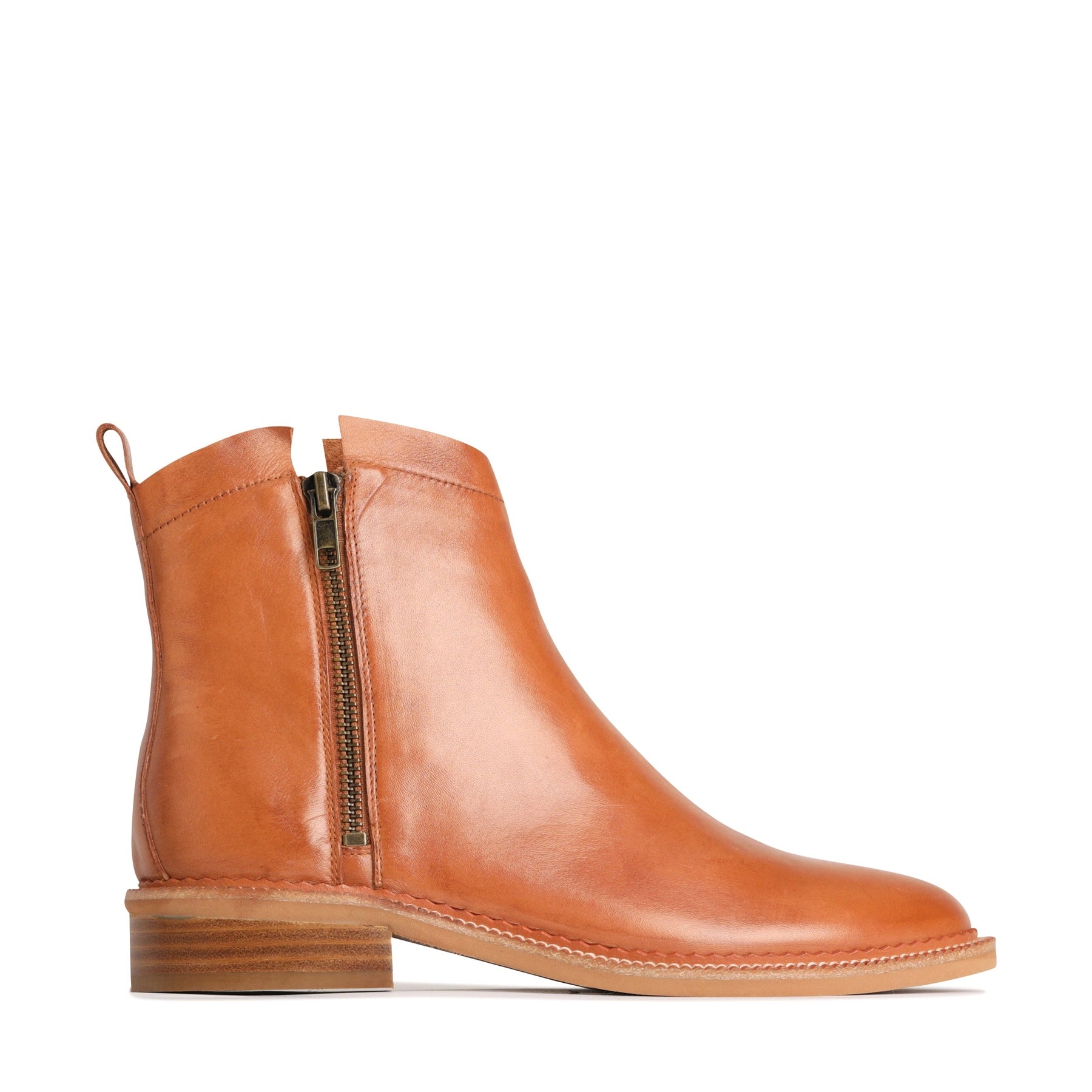 EOS Karlan | Women Ankle Boots | Double Metal Zippers