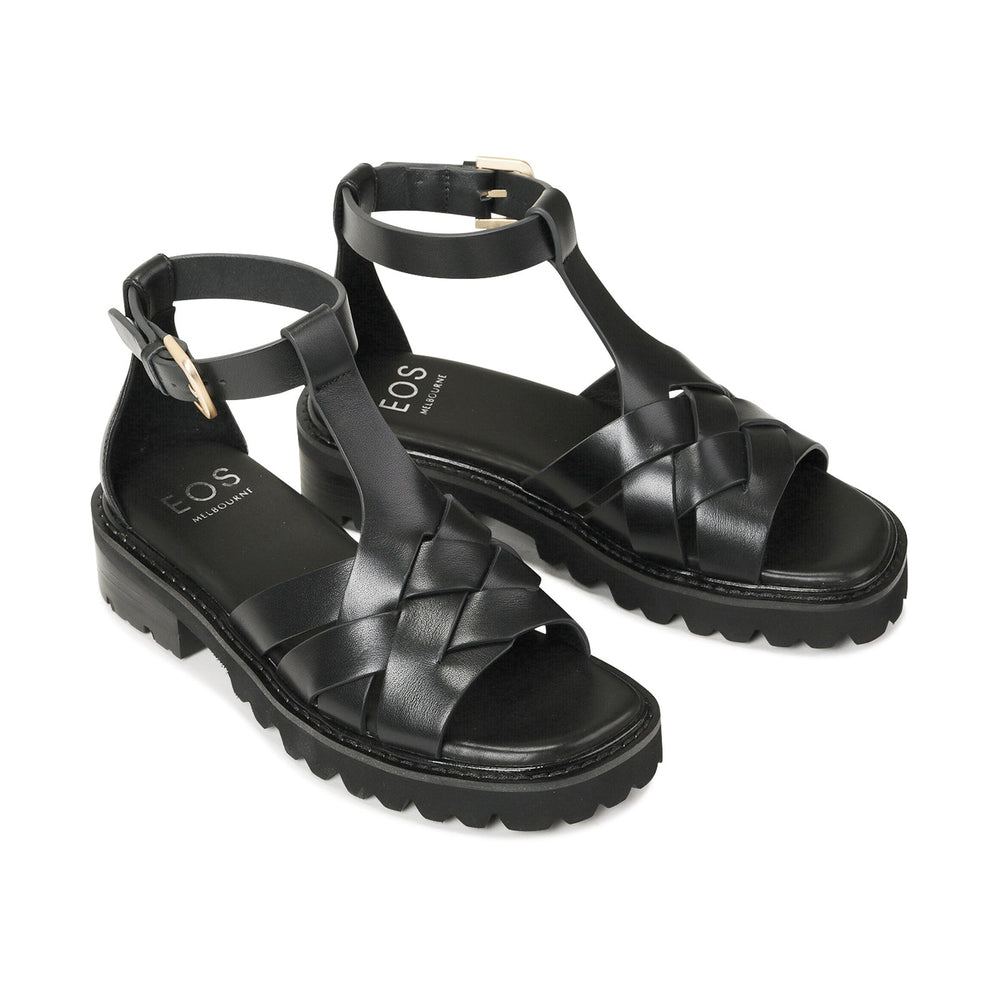 EOS Leonella | Women Closed Back Leather Sandals