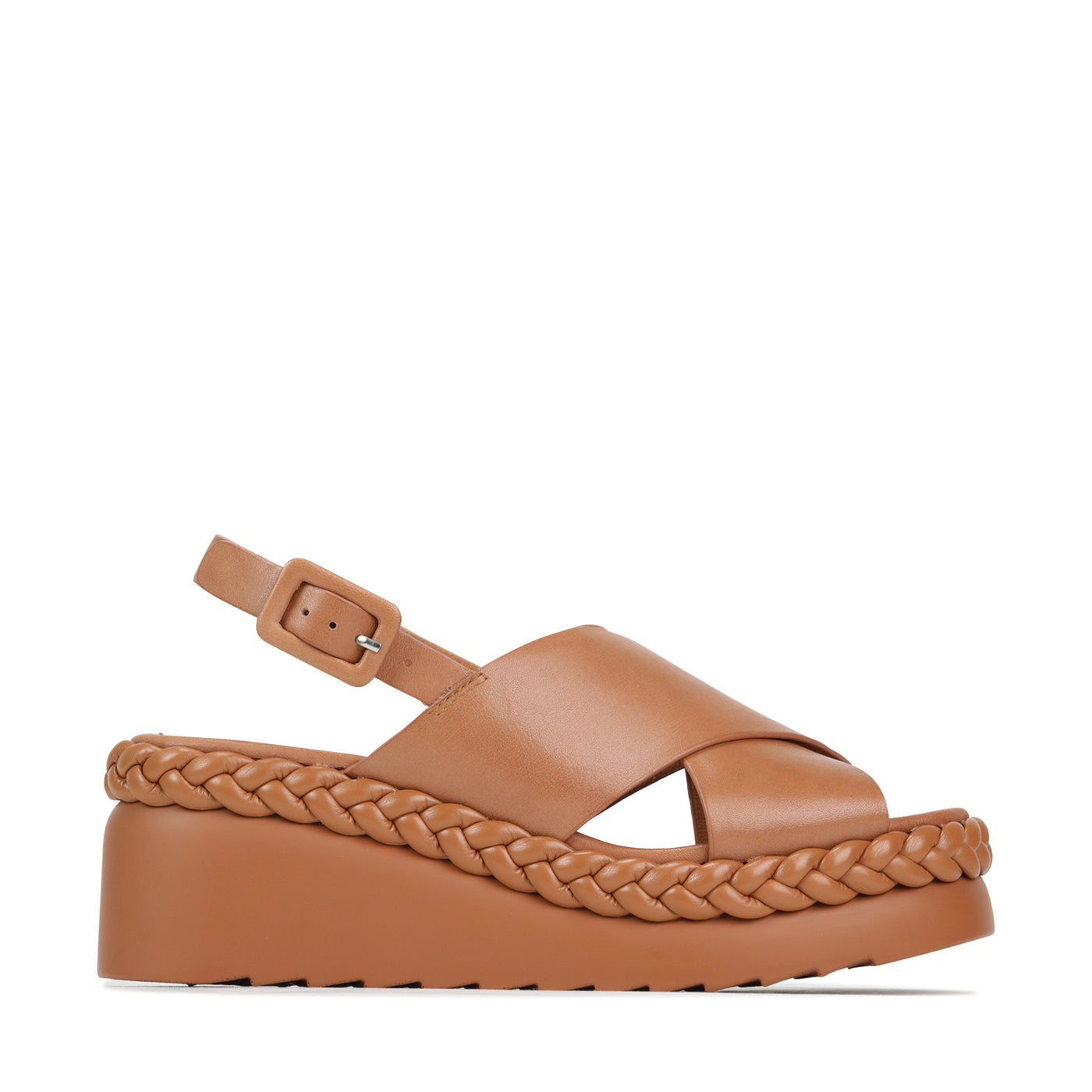 EOS Melia | Women Wedge Slingback | Crossover Sandals