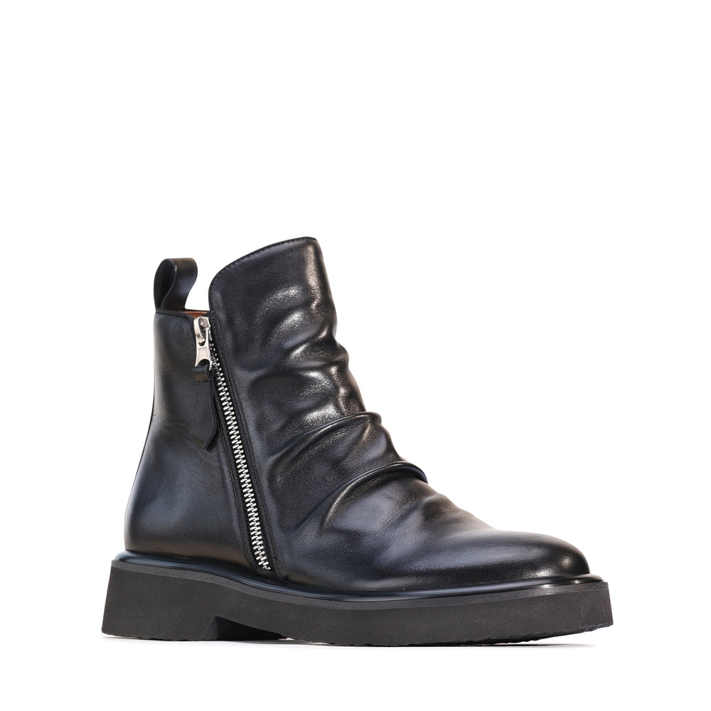 EOS Theona | Women Ankle Boots | Double metal zip entry