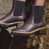 EOS Linear | Women Chelsea Boots | Elastic Gusset Bold Design