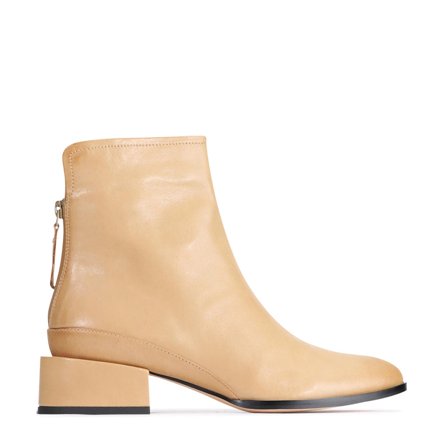 EOS Cast | Women Ankle Boots | Almond Toe Block Heel