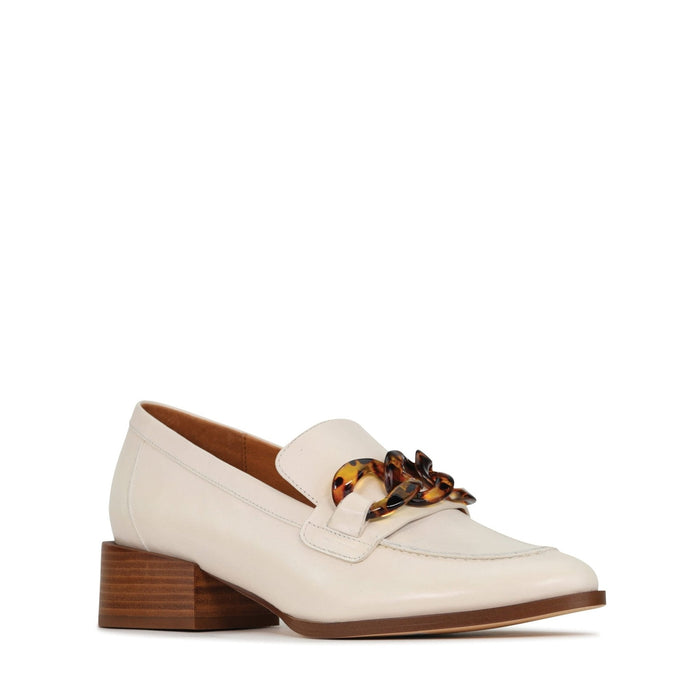 EOS Fia | Women Loafers | Tortoise Chian buckle Classic Design