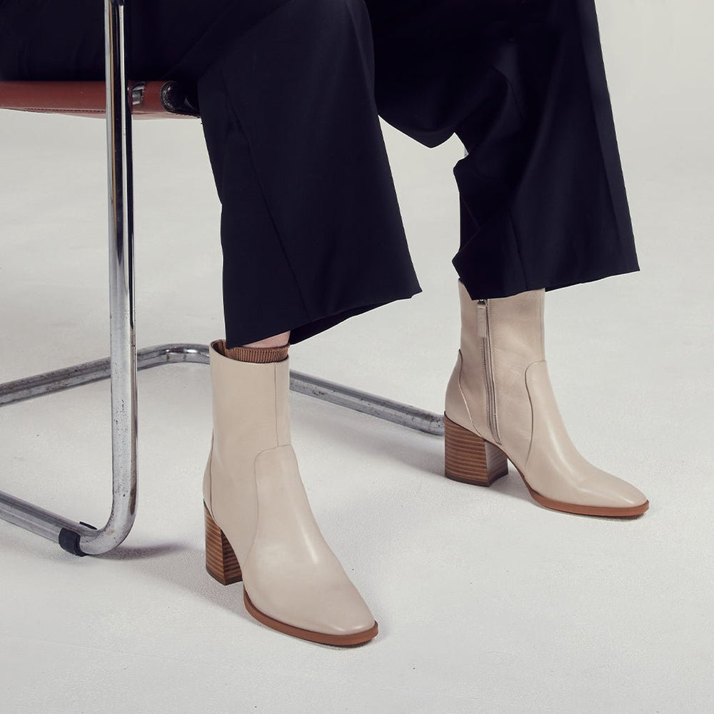 EOS Footwear | KEORA ankle boots | Womens leather block heel boot