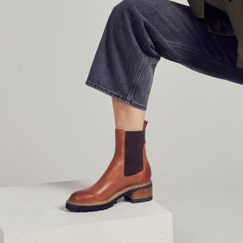 EOS Linear | Women Chelsea Boots | Elastic Gusset Bold Design