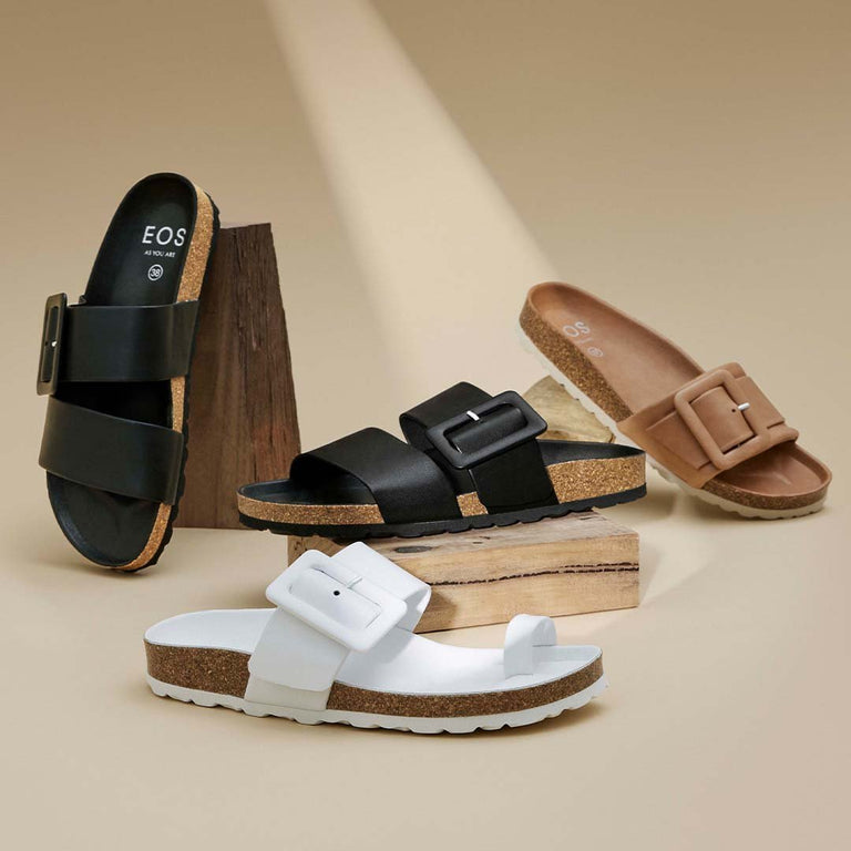 Women's Leather Slides & Mules | EOS Footwear