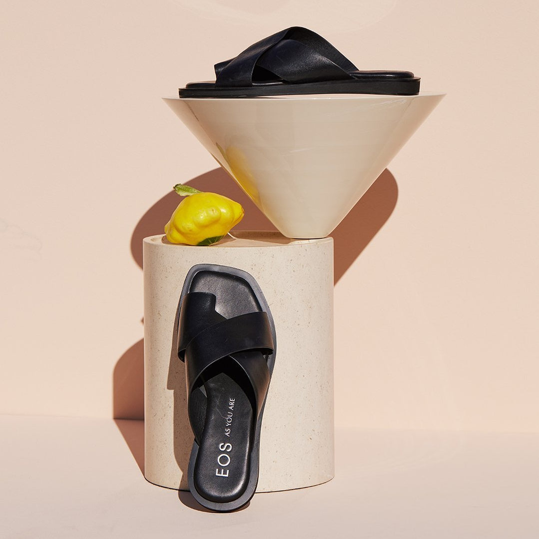 Women's Leather Slides & Mules | EOS Footwear